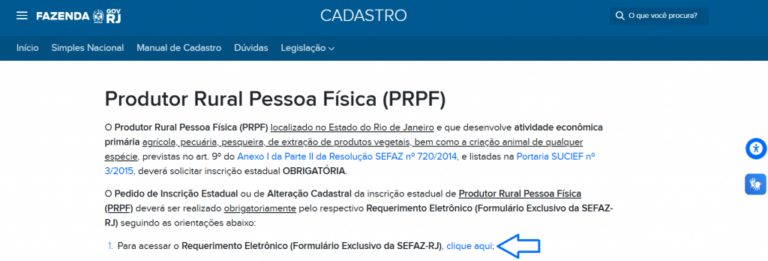 Requerimento – Produtor Rural Pessoa Física - Secretaria de Estado de ...